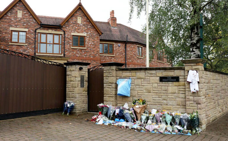 Flowers and tributes left outside Ricky Hatton’s home in Manchester