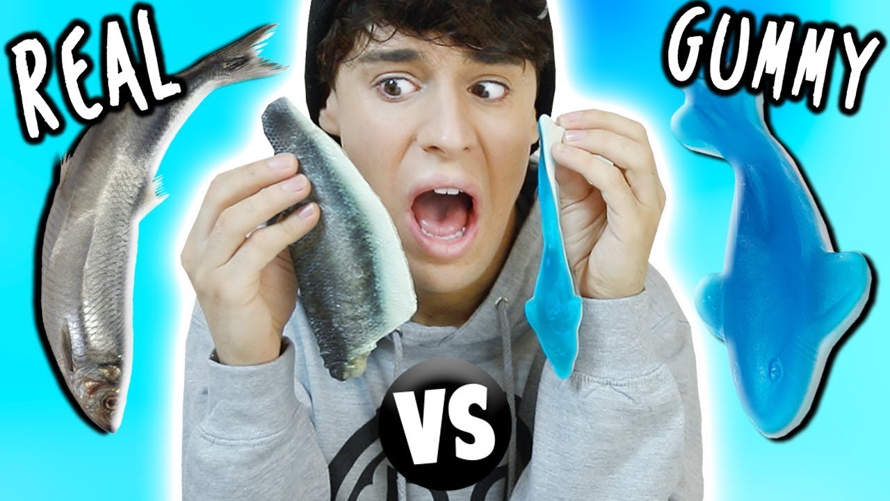 Gummy Food vs. Real Food