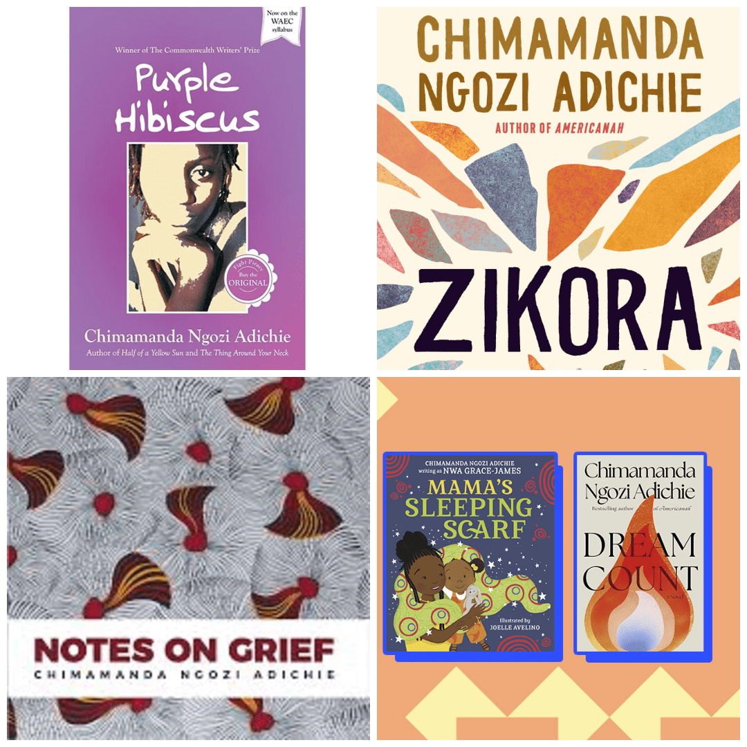 Chimamanda Ngozi Adichie: Full list of her books (which have you read?)