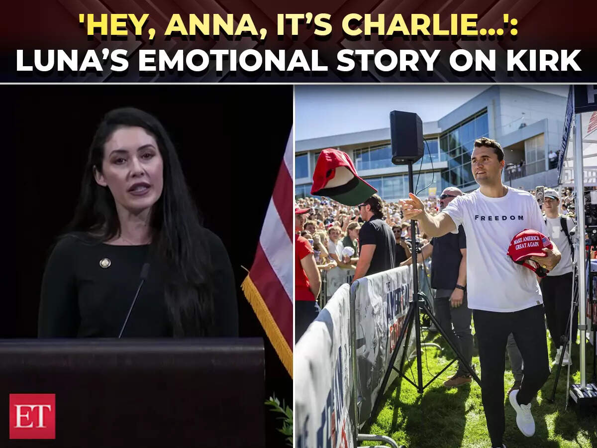 'Charlie Kirk called…': Luna gets emotional as Trump's aides bid ...
