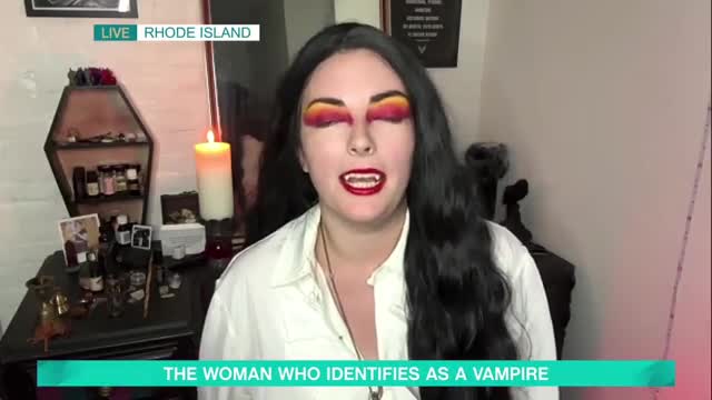 Woman claiming to be a vampire says she feeds off people’s energy and ...