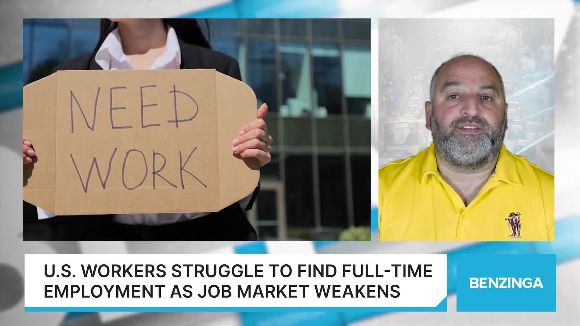 U.S. Workers Struggle To Find Full-Time Employment As Job Market Weakens