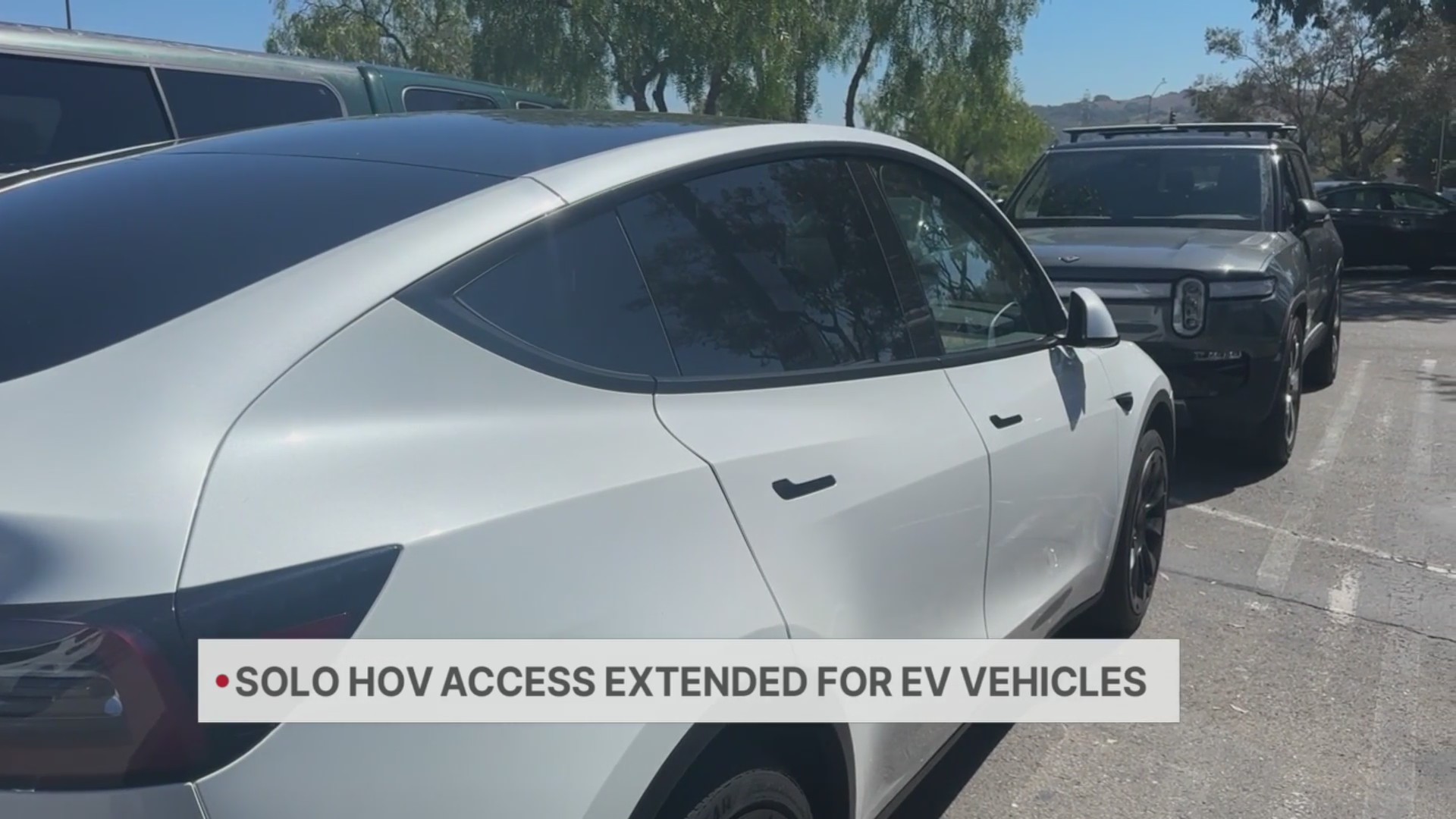 Solo HOV access extended for EV vehicles