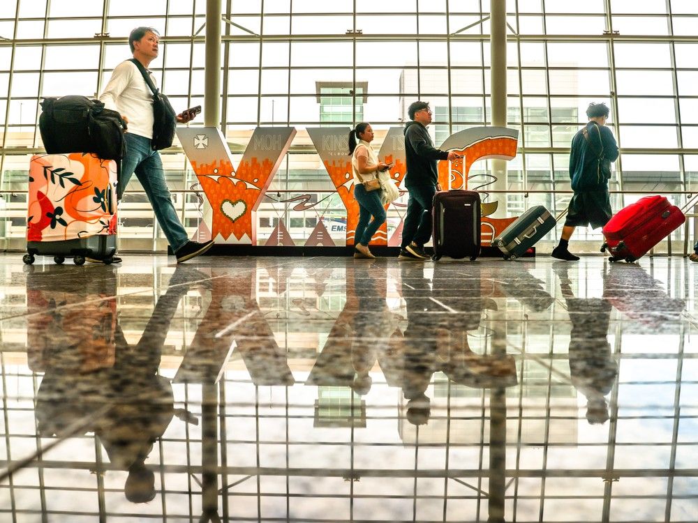 Three planes escorted to Calgary airport due to bomb threats later ...