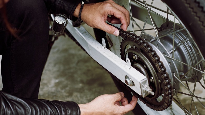 How To Adjust The Chain Slack On Your Motorcycle