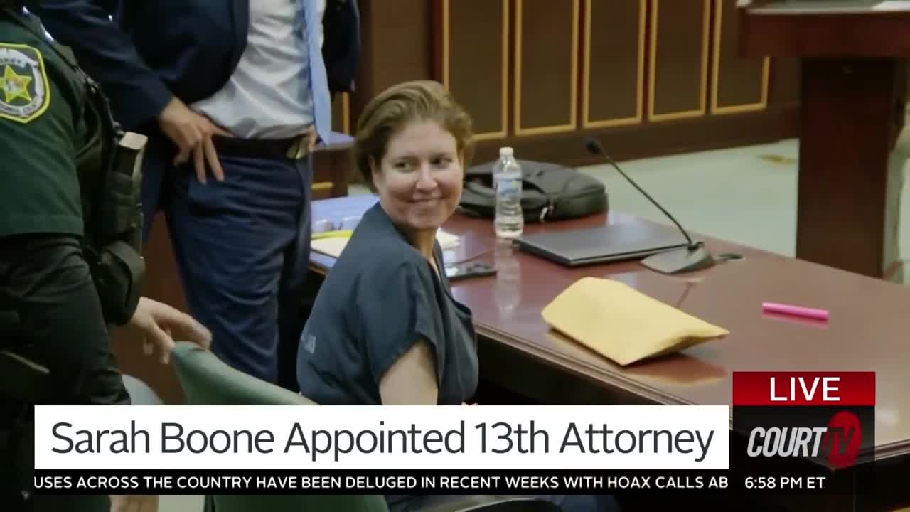 Sarah Boone Is Now on Her 13th Attorney