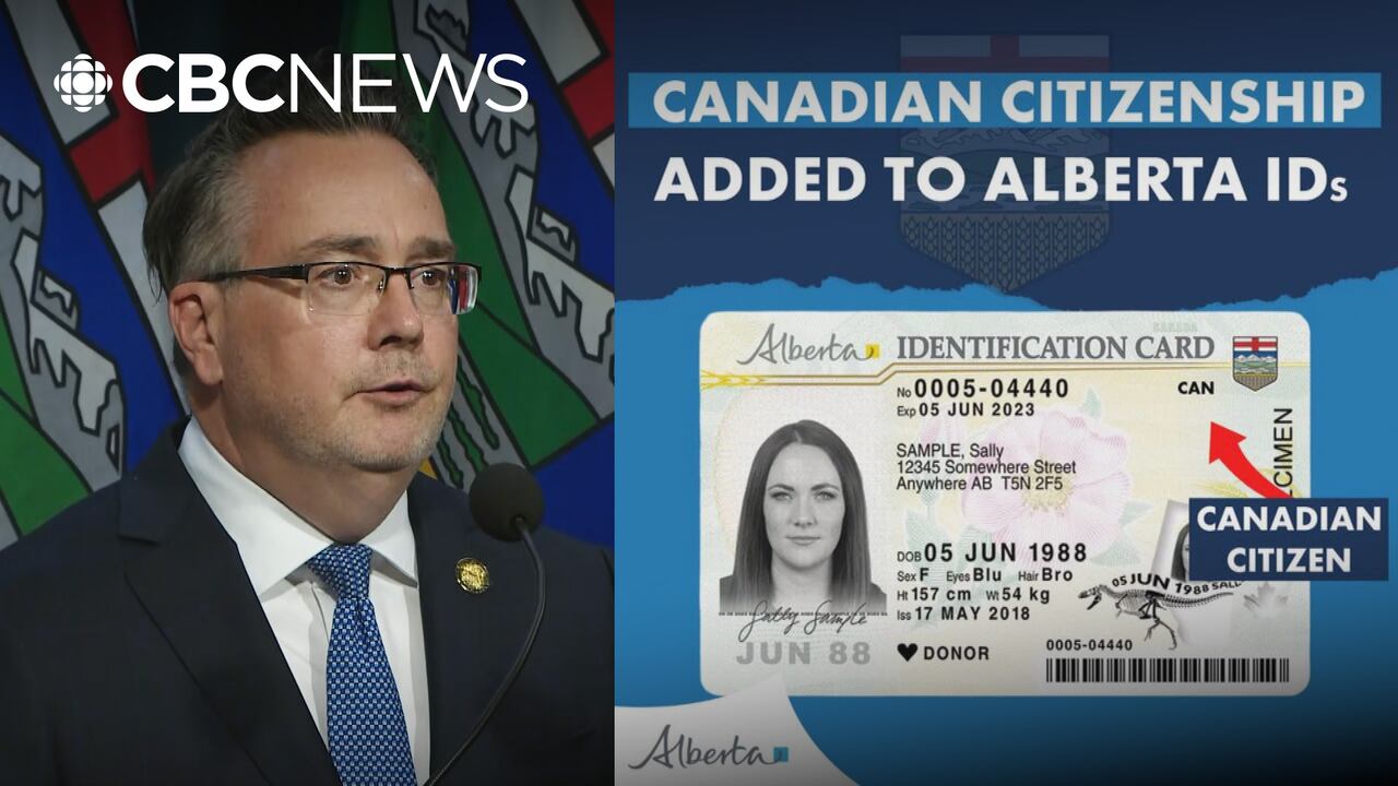 Alberta adding 'citizenship markers' on driver's licences and IDs