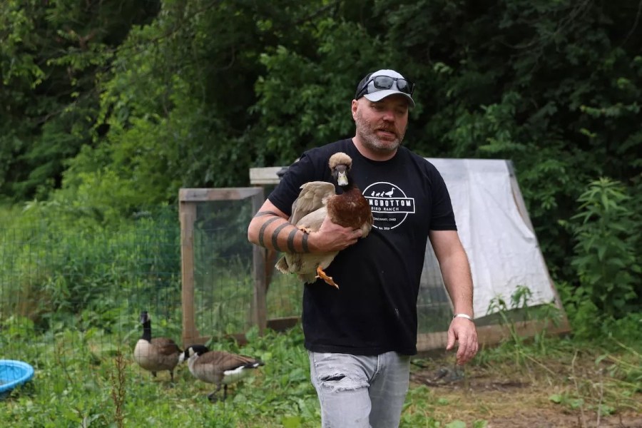 Longbottom Bird Rescue visits local Indianapolis brewery