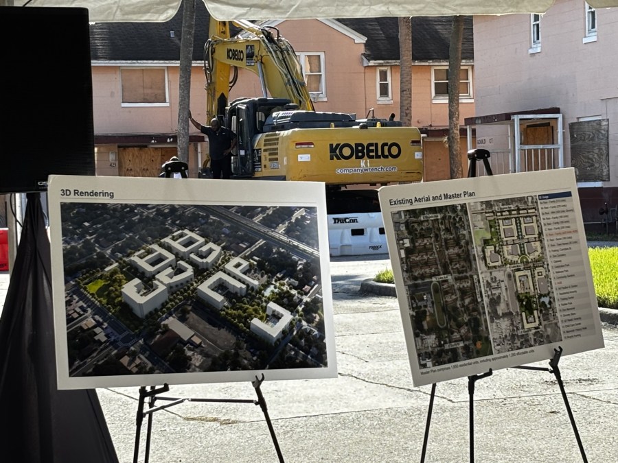 Demolition of phase one masterplan at Robles Park begins