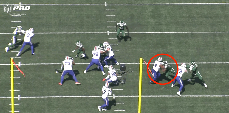 Breaking down Josh Allen’s 40 yard scramble against the Jets