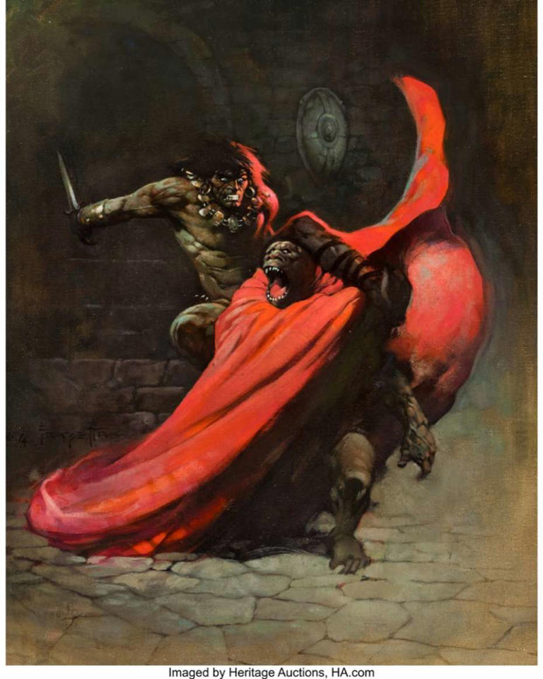 Frazetta's iconic Conan painting shatters records with $13.5 million sale