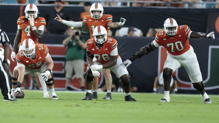 Hurricanes' offense has been productive. The offensive line has been a ...