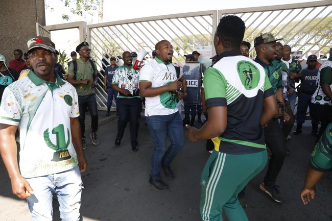 MK Party holds protest at Inkosi Albert Luthuli hospital
