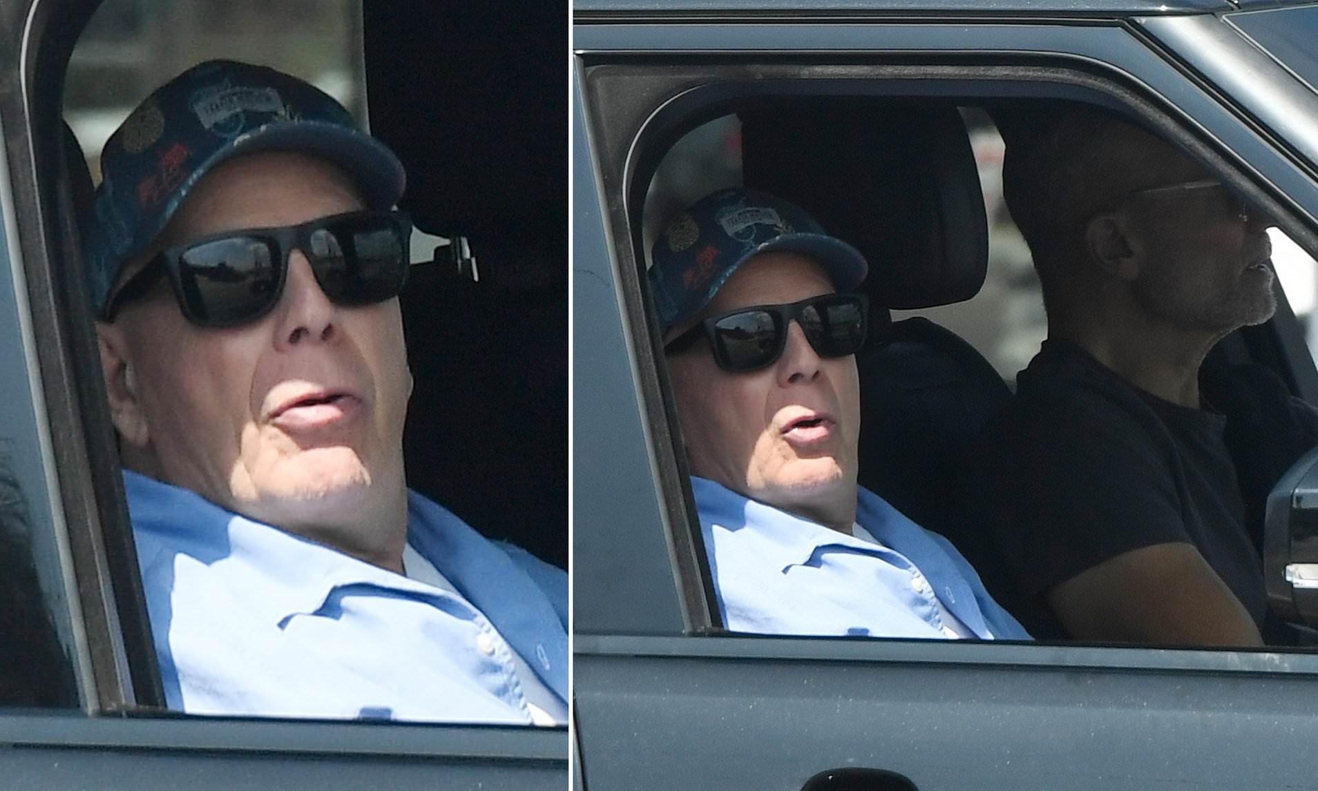 Bruce Willis spotted being driven in LA after news he now lives in ...