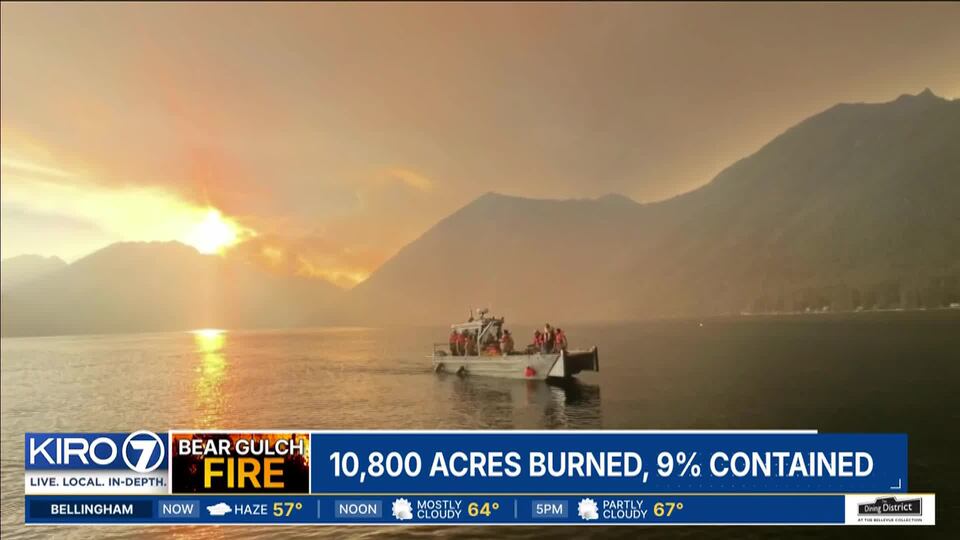 VIDEO: Bear Gulch Fire surpasses 10K acres, 9% contained