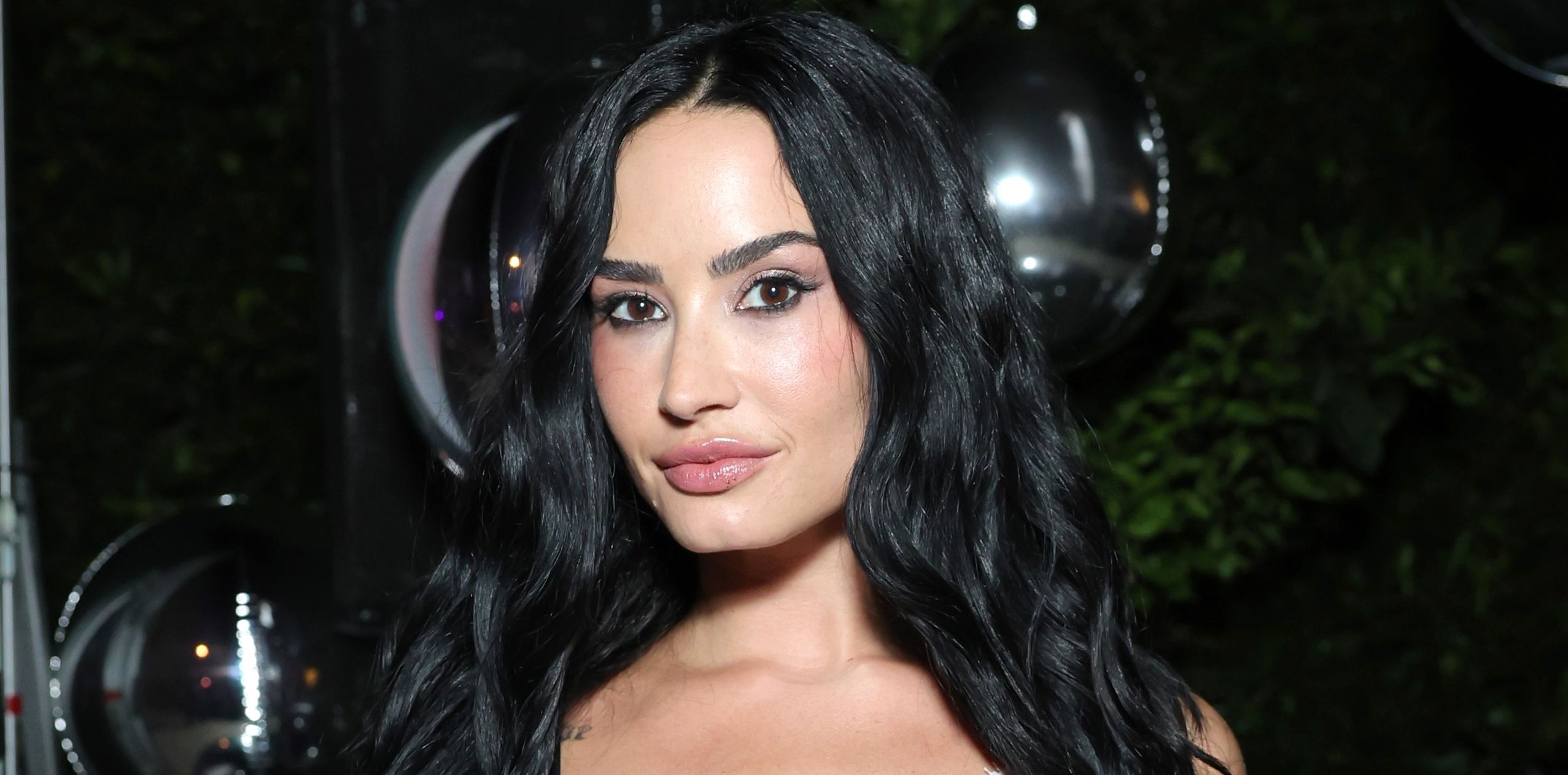 Demi Lovato's Ghost Jelly Nails Are Hauntingly Cool
