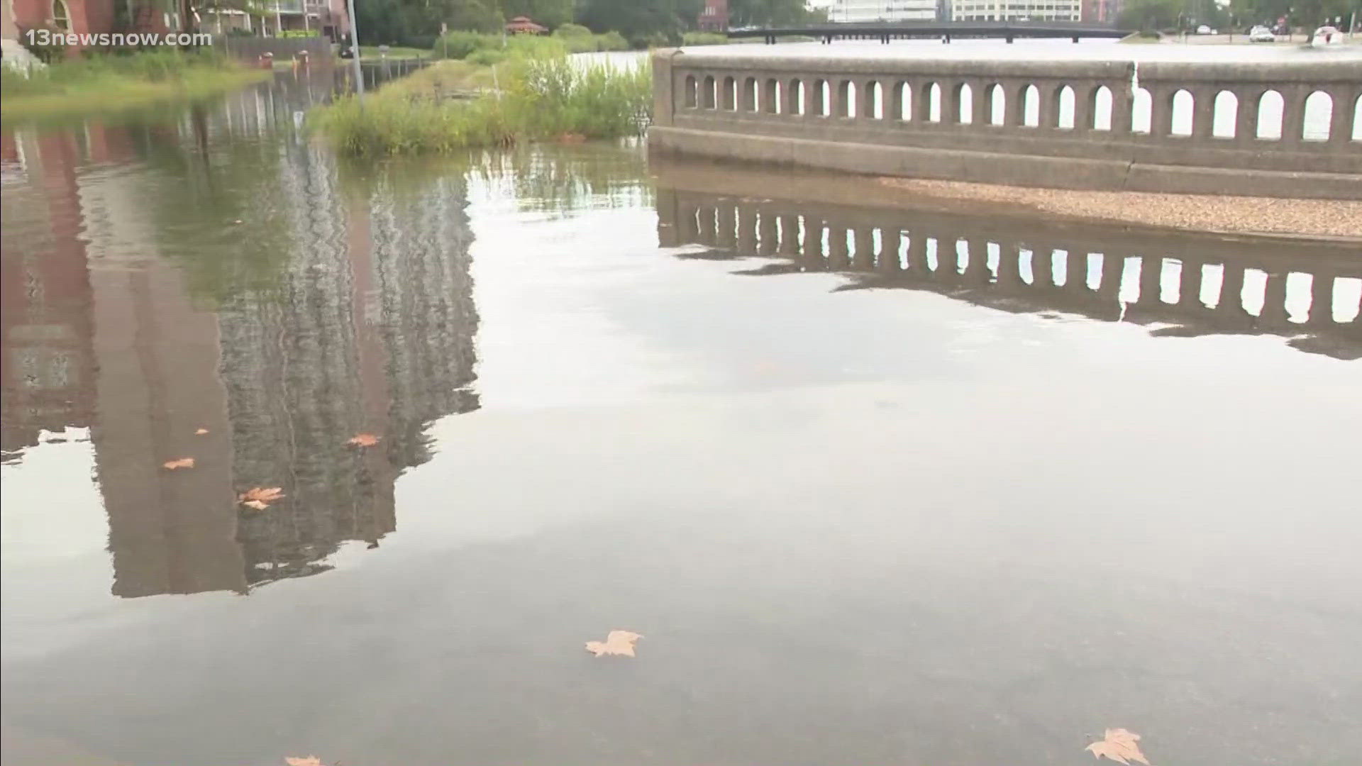 Flooding at the Hague in Norfolk