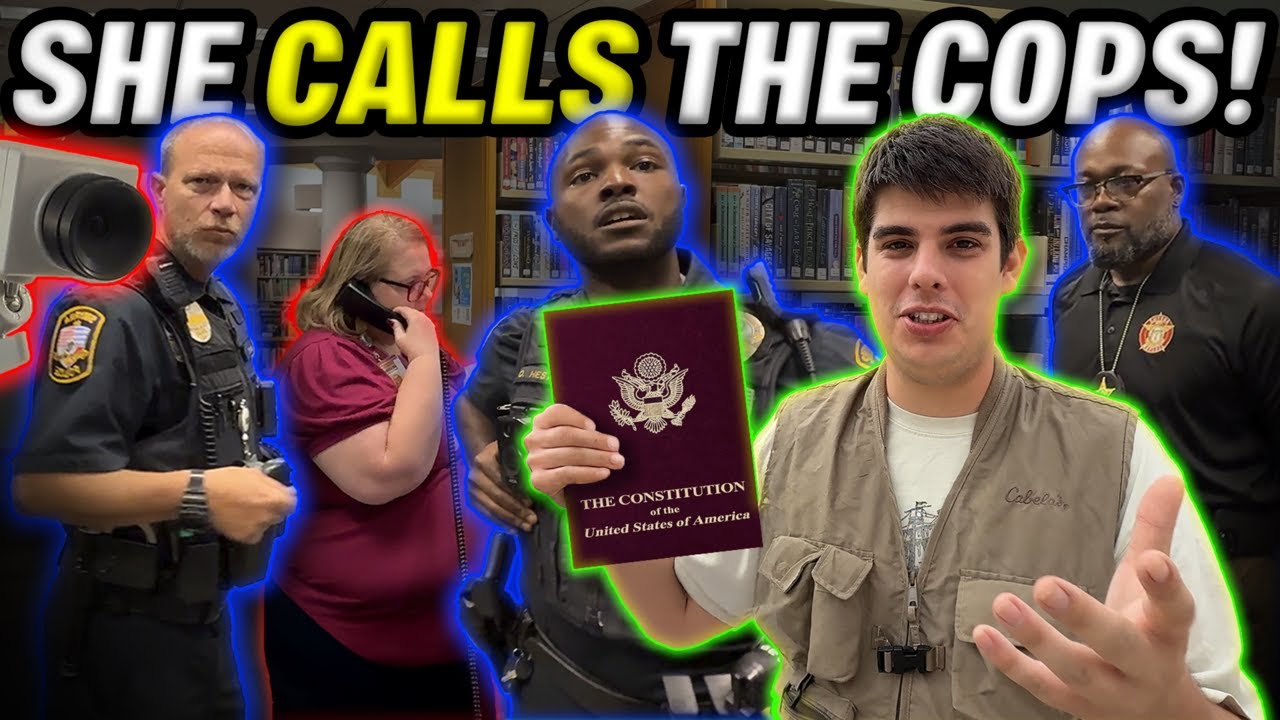 Cops teach First Amendment to librarians!