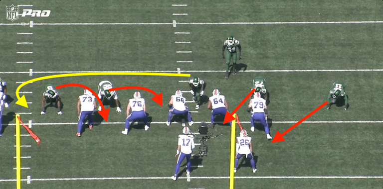 Breaking down Josh Allen’s 40 yard scramble against the Jets