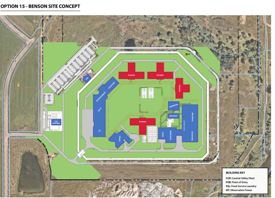 Prison plan cuts unit numbers, square feet