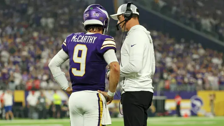 Vikings QB depth chart: Where Carson Wentz, Desmond Ridder rank amid J.J. McCarthy's ankle injury