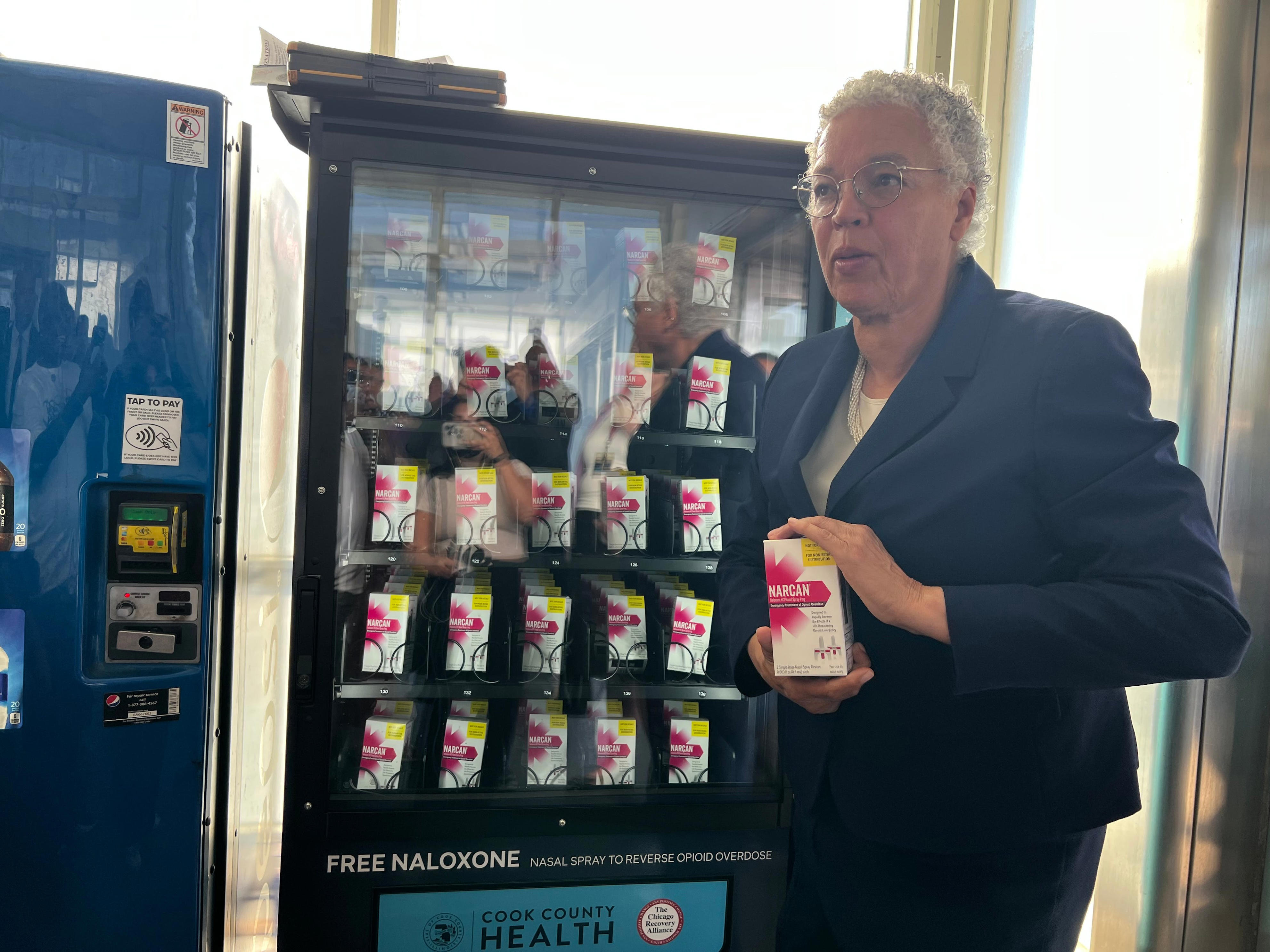 Cook County Health teams up with CTA to set up Narcan vending machines ...