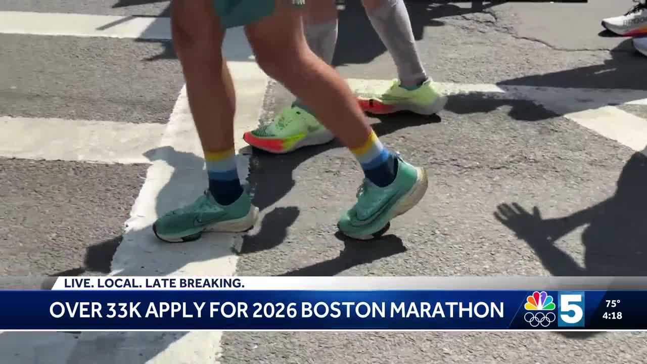 More than 33,000 people qualify for 130th Boston Marathon