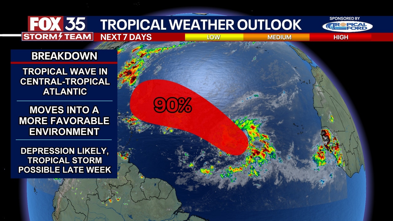 Invest 92L tracker: Tropical depression or Tropical Storm Gabrielle ...
