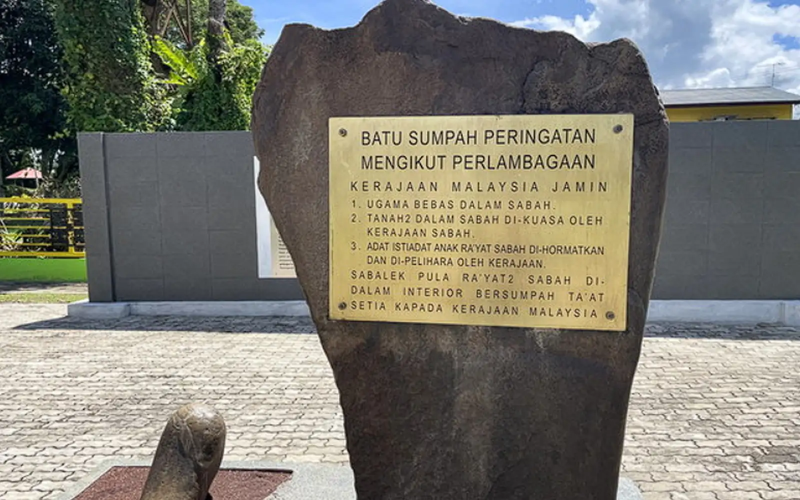 Keningau Oath Stone: a significant symbol in our country’s formation