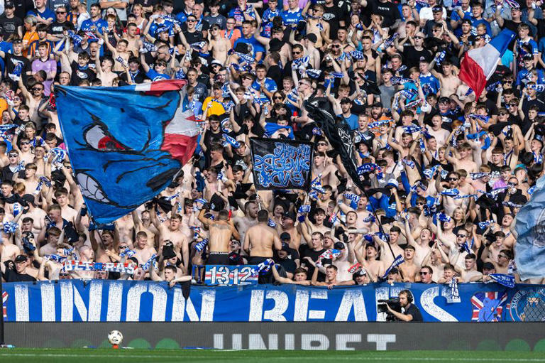 Rangers fans in touching tribute to Union Bear stalwart 'Gordo'