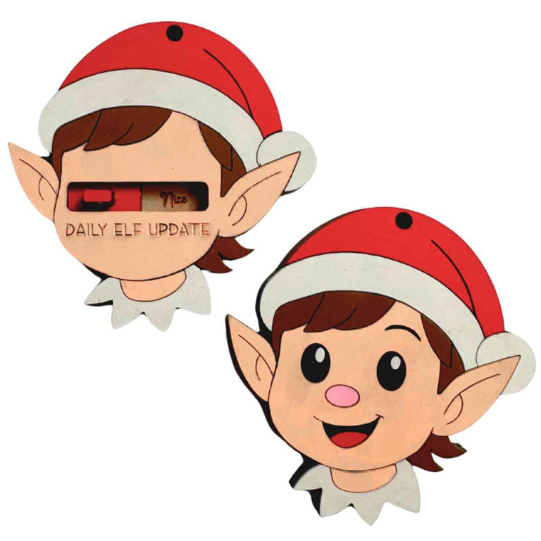 How to Make a Laser Cut Elf Ornaments