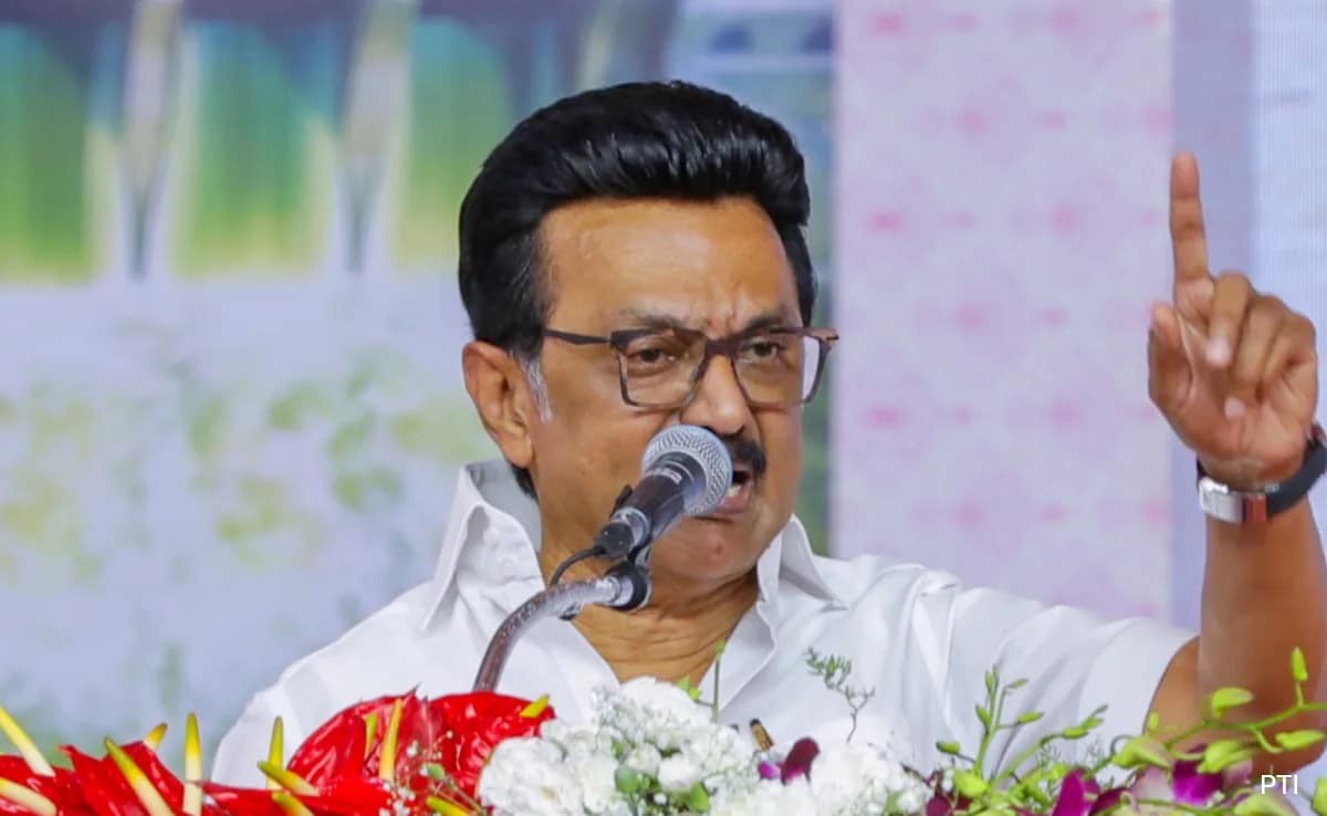 In DMK Meet, MK Stalin's Direct Message To Partymen, Subtle Message To BJP