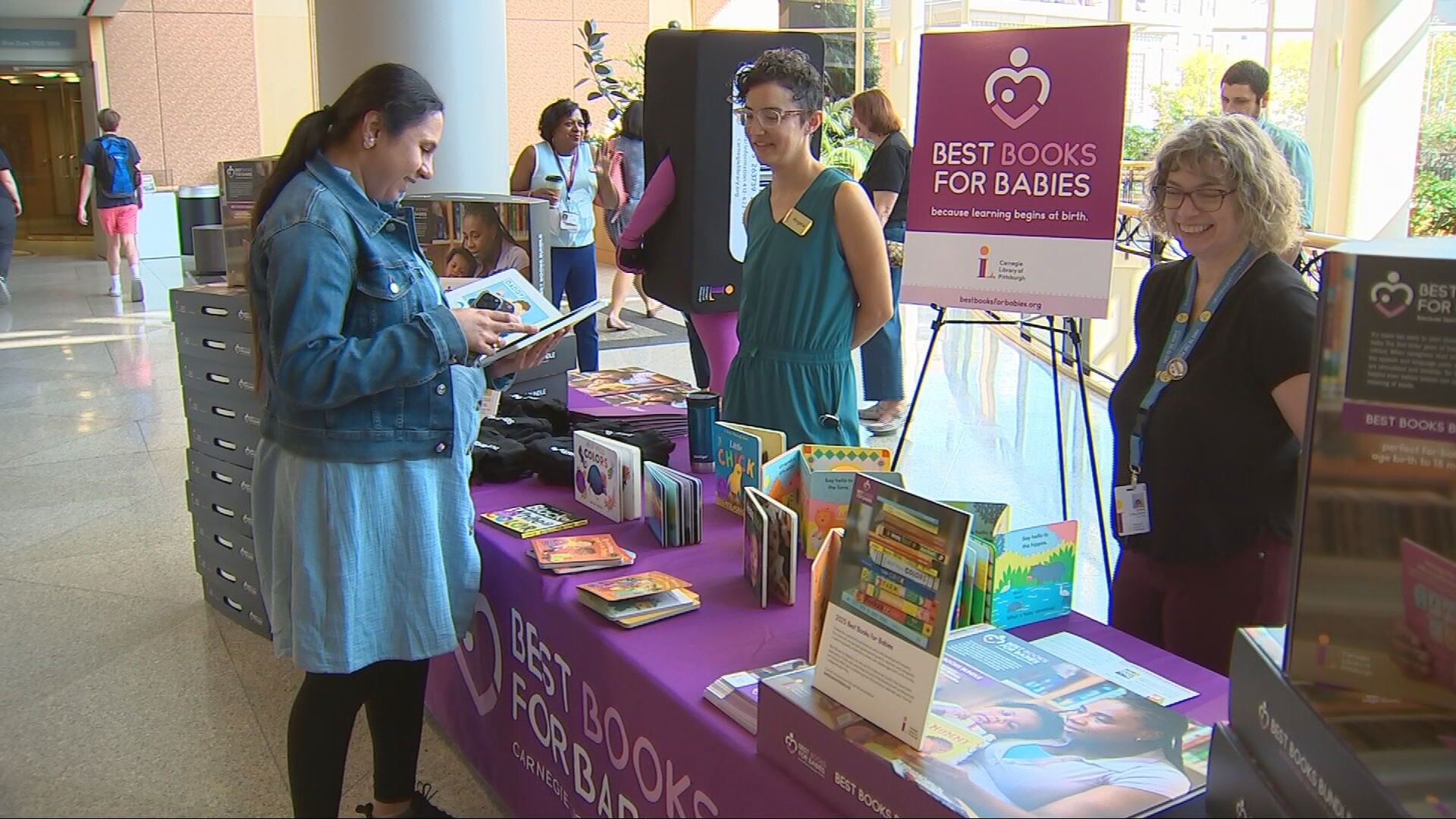 Families receive bundles of books, library cards for newborn babies at ...