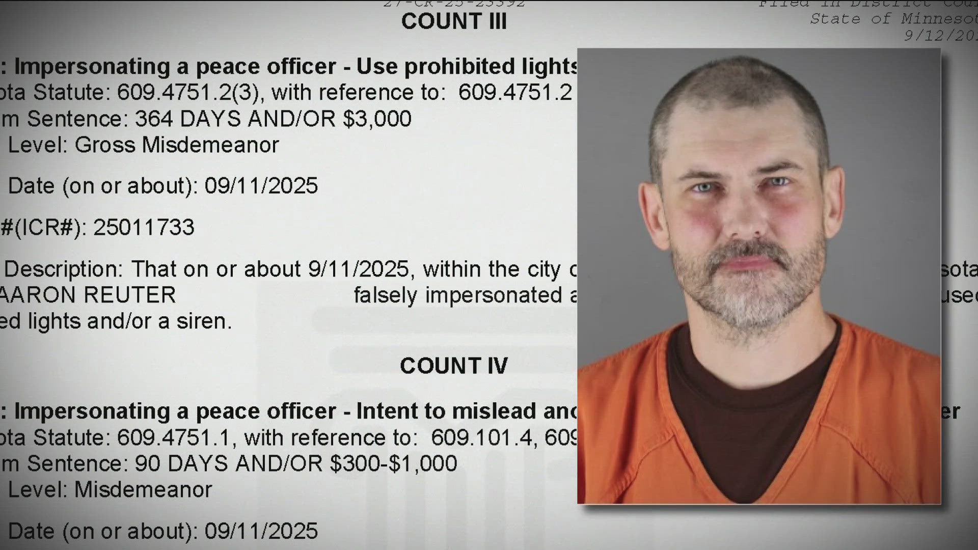 Inver Grove Heights man charged with impersonating officer and pulling ...