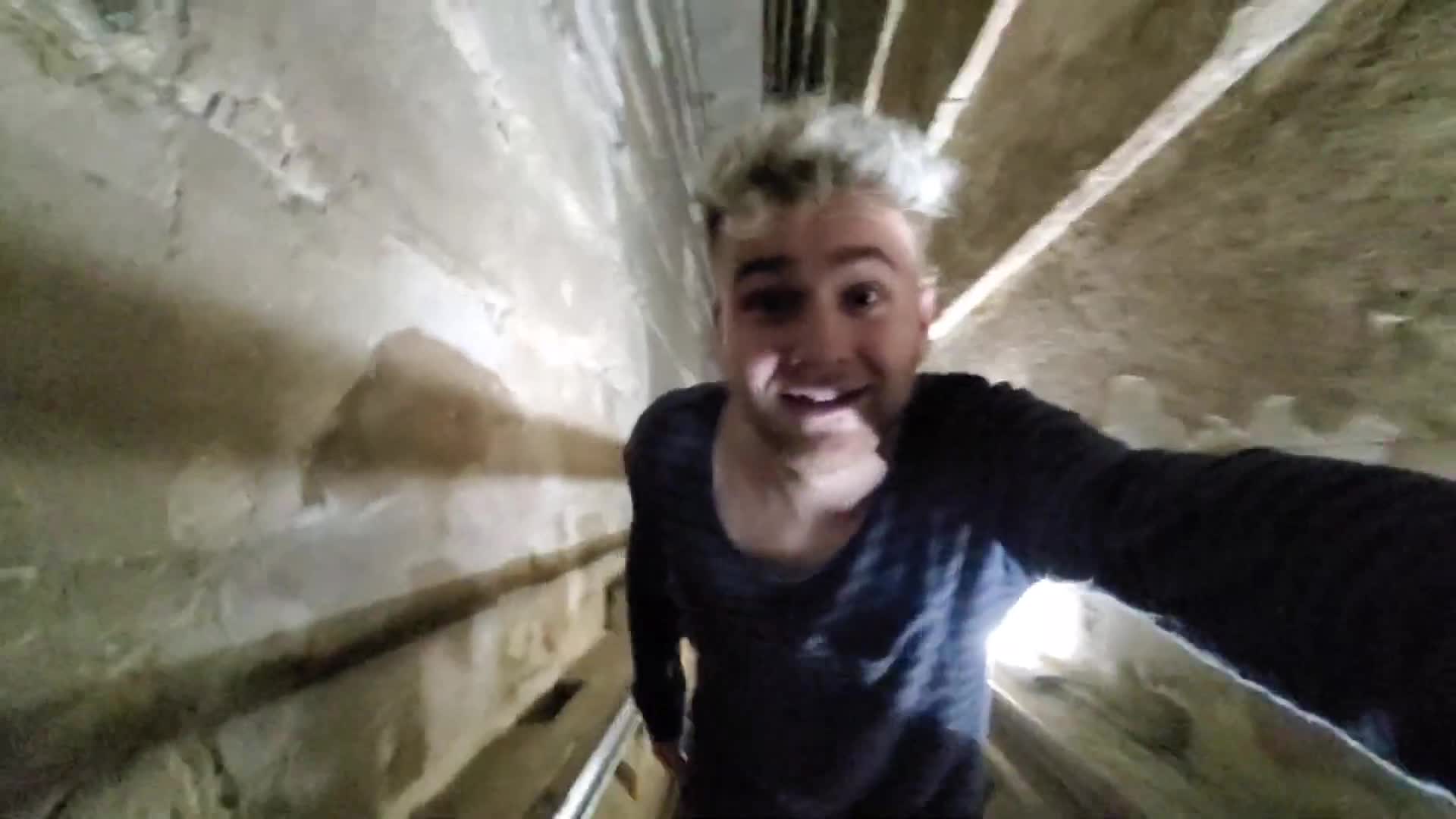 Exploring abandoned pyramids in Egypt - discovering ancient mummy