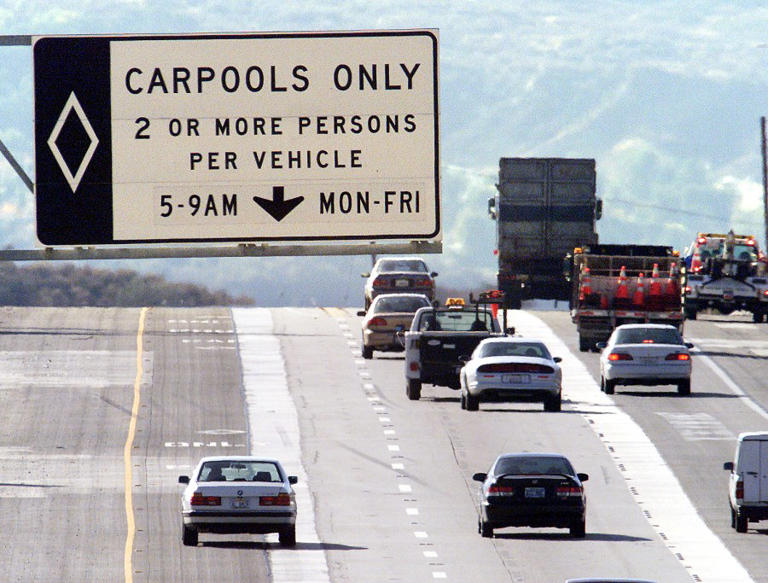 Solo HOV access in California extended for EV vehicles under 2-month ...