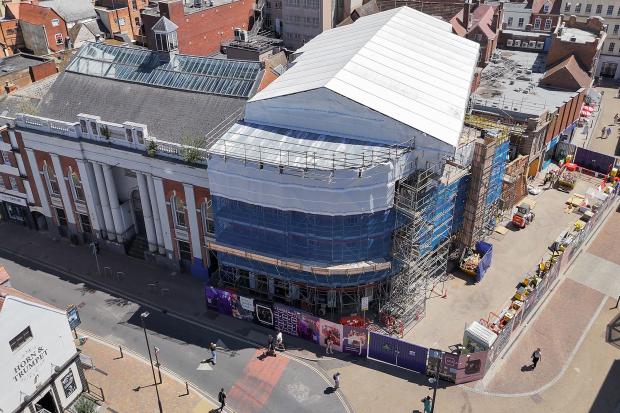Landmark transformation of Worcester building progressing