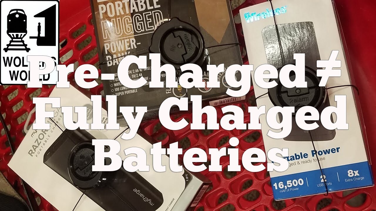 Pre-Charged Battery DOES NOT EQUAL Fully Charged Battery