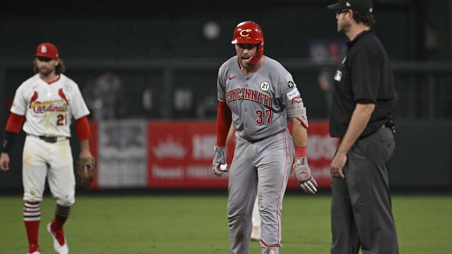 Relive Tyler Stephenson's Bases Clearing Double in Reds' Win Over Cardinals