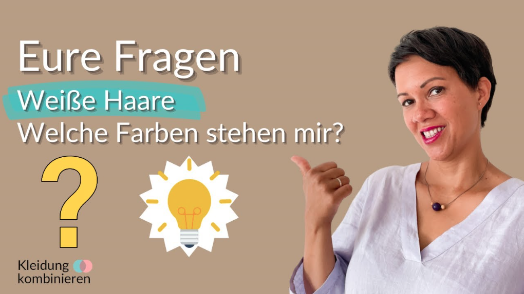 Stylingtipps für weiße Haare – Diese Farben passen am besten!