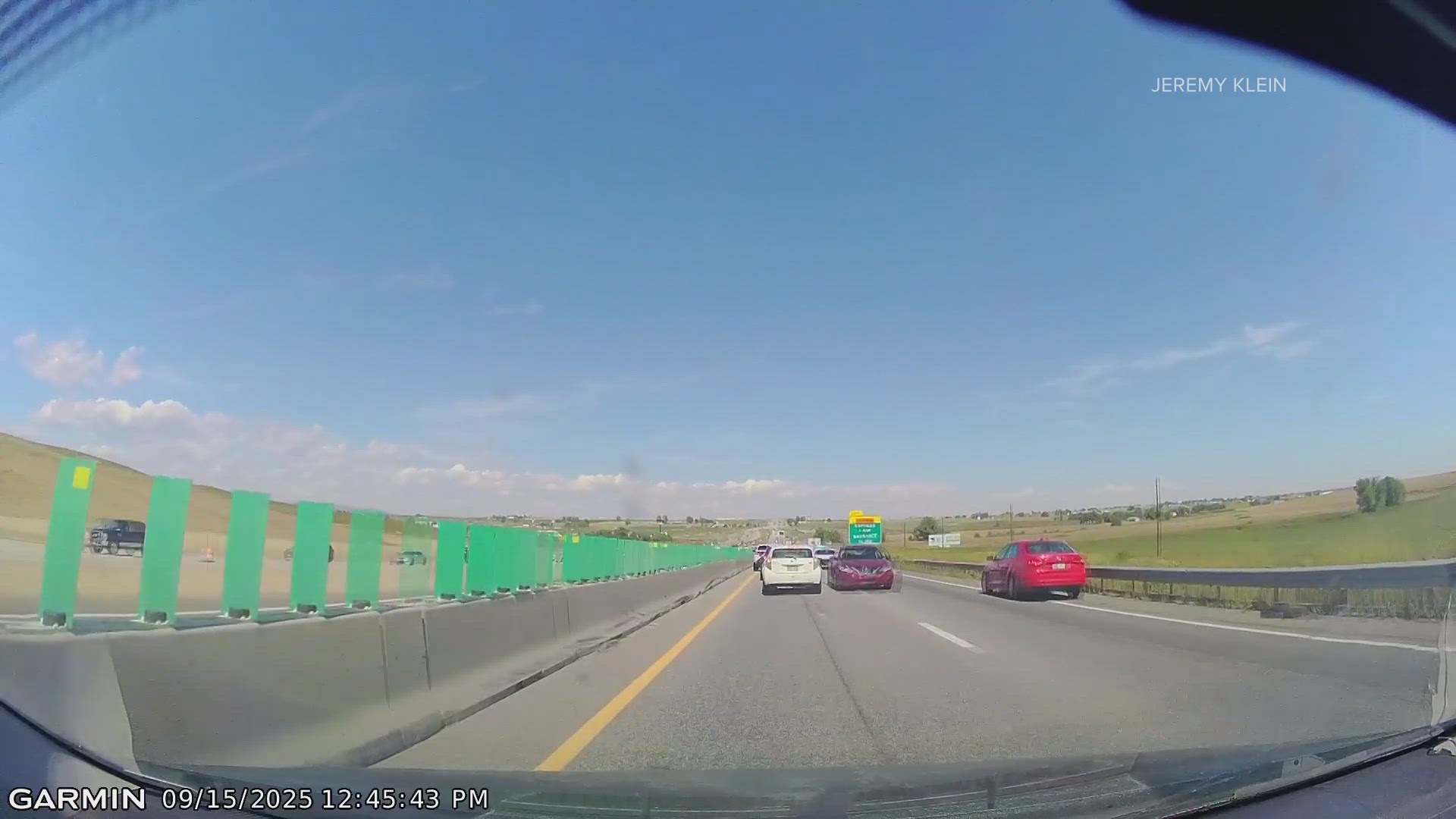 Driver Flees Traffic Stop Goes Wrong Way On I 25 Strikes Multiple