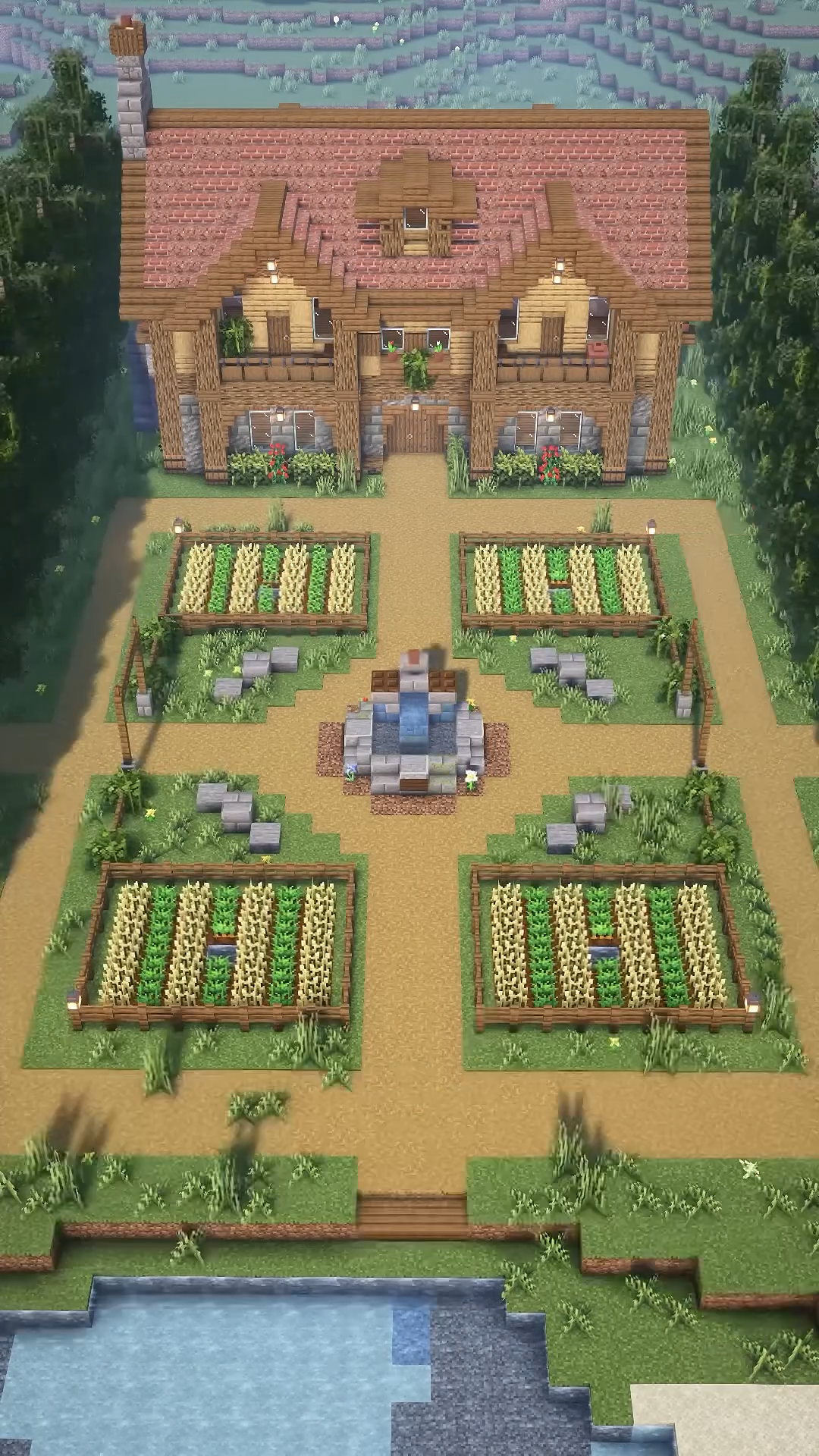 Minecraft Wooden Survival Mansion Build