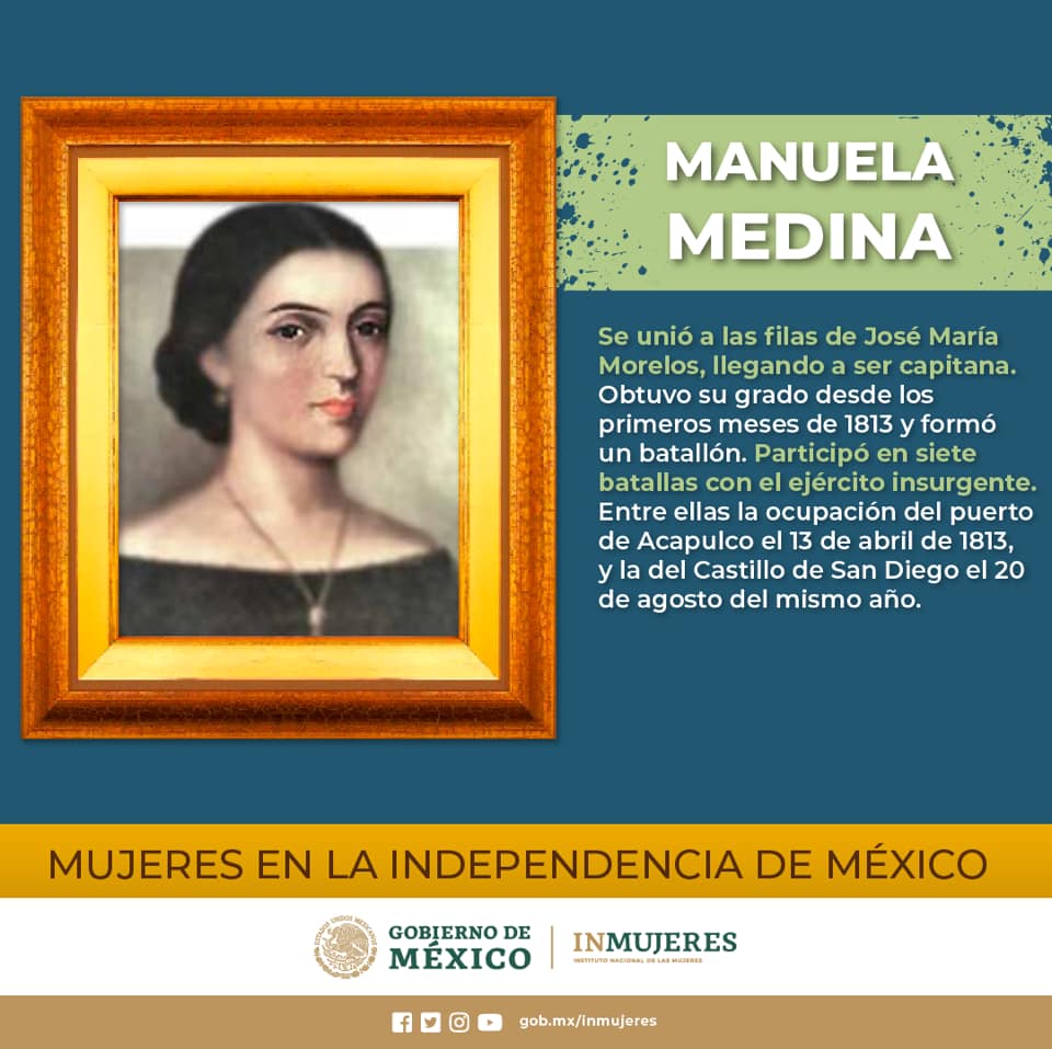 ¿Quién fue Manuela Medina La Capitana, la heroína que mencionó Claudia ...