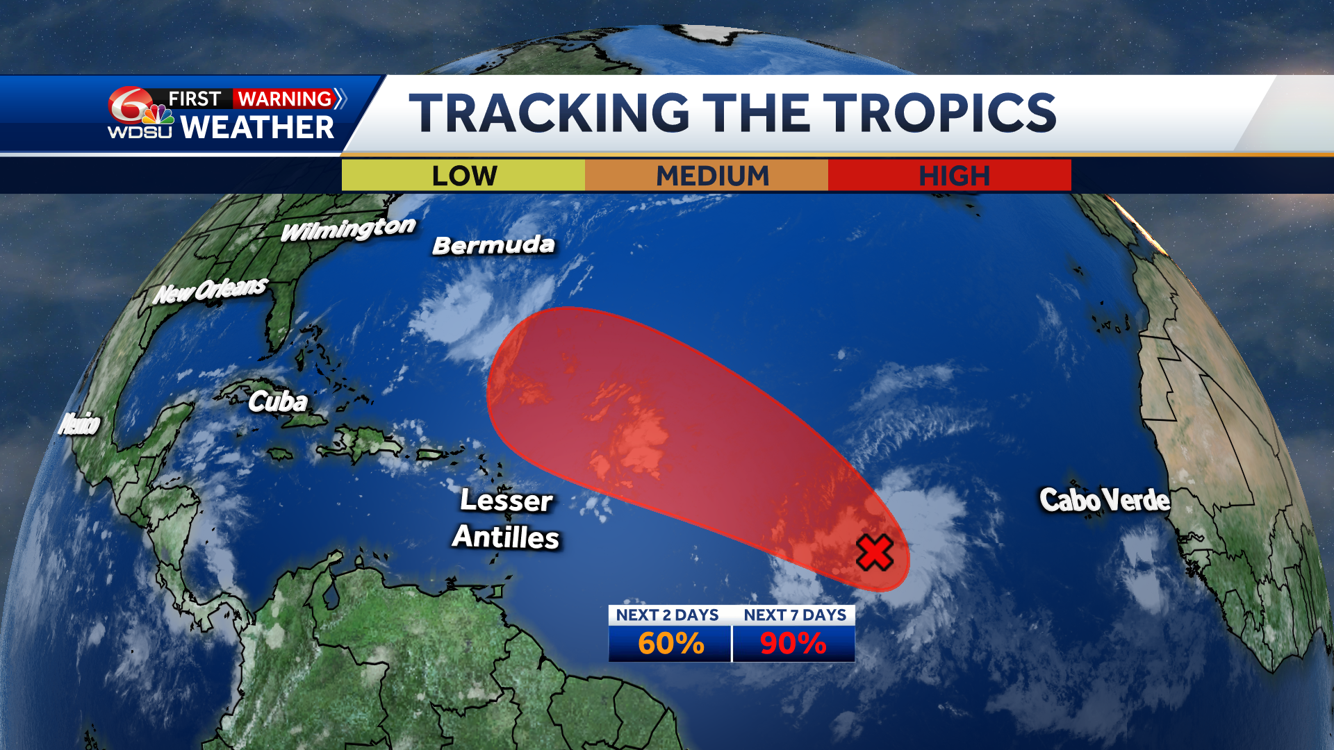 Tropical system likely to form in the Atlantic this week