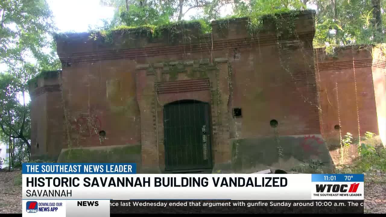 Savannah’s historic powder magazine vandalized, concerned resident ...