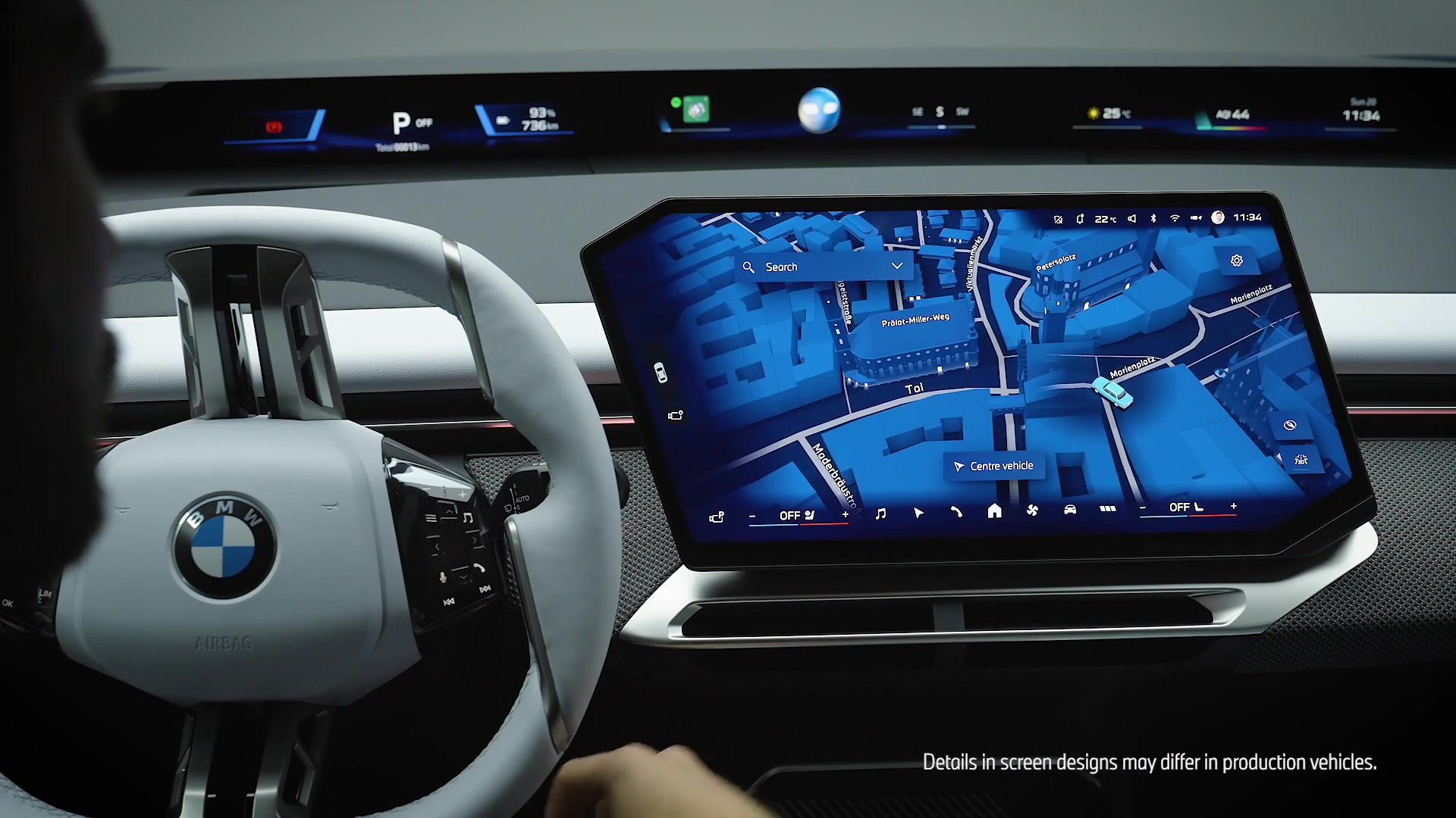 The new BMW iX3 50 xDrive - BMW Maps