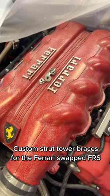 Custom Strut Tower Braces for Ferrari Swapped FRS