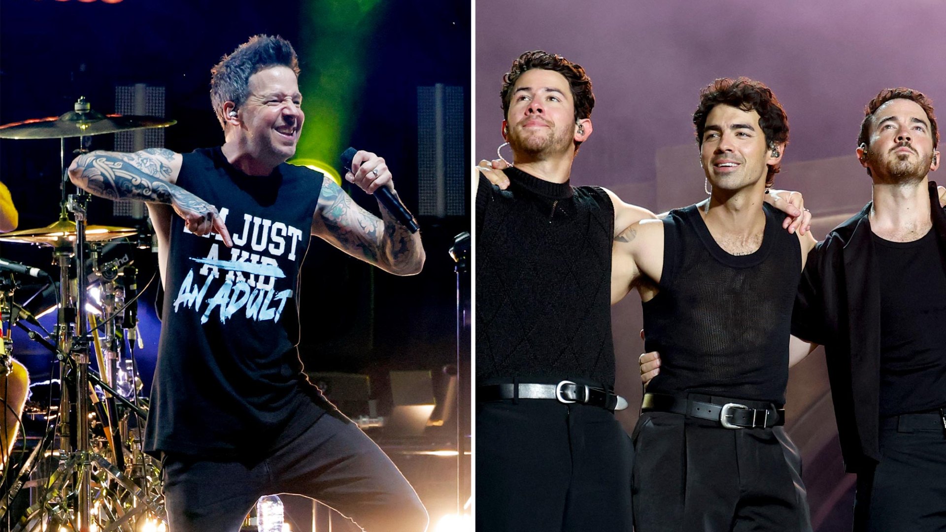 Simple Plan's Pierre Bouvier Joins Jonas Brothers on Stage in Utah