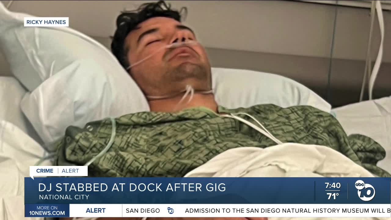 DJ stabbed while defending women from attackers on National City boat dock