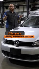 I Bought a Cheap, BROKEN Dieselgate VW Golf TDI! WHY?!?